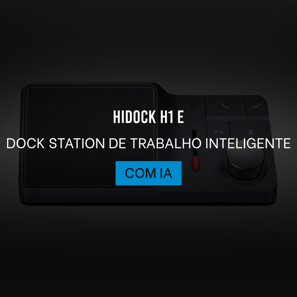 Dock HiDock H1E – Hub com IA Grava, Resume e Transcreve Reuniões + 11 Portas e Áudio ...