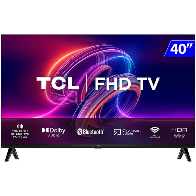 SMART TV 40 POLEGADAS TCL LED WIFI FULL HD ANDROID-40S5400A | Shopee Brasil