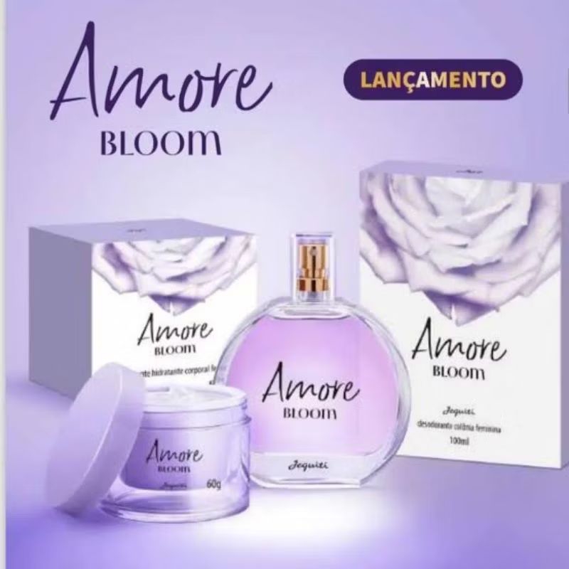 Kit Presente Feminino Dia dos Namorados Amore Bloom Desodorante Colônia ...