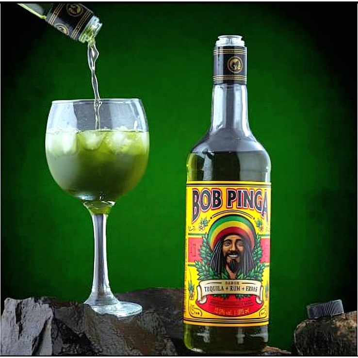 Licor, drink e coquetel, Bob Pinga, exótico e pulsante à base de frutas ...