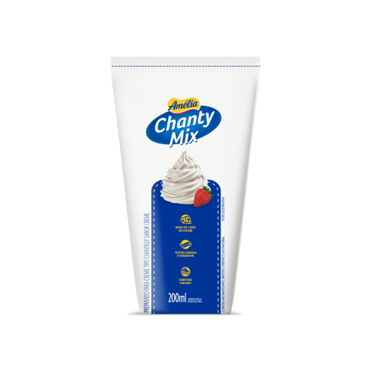 Chantilly Chanty Mix Amelia 200ml | Shopee Brasil