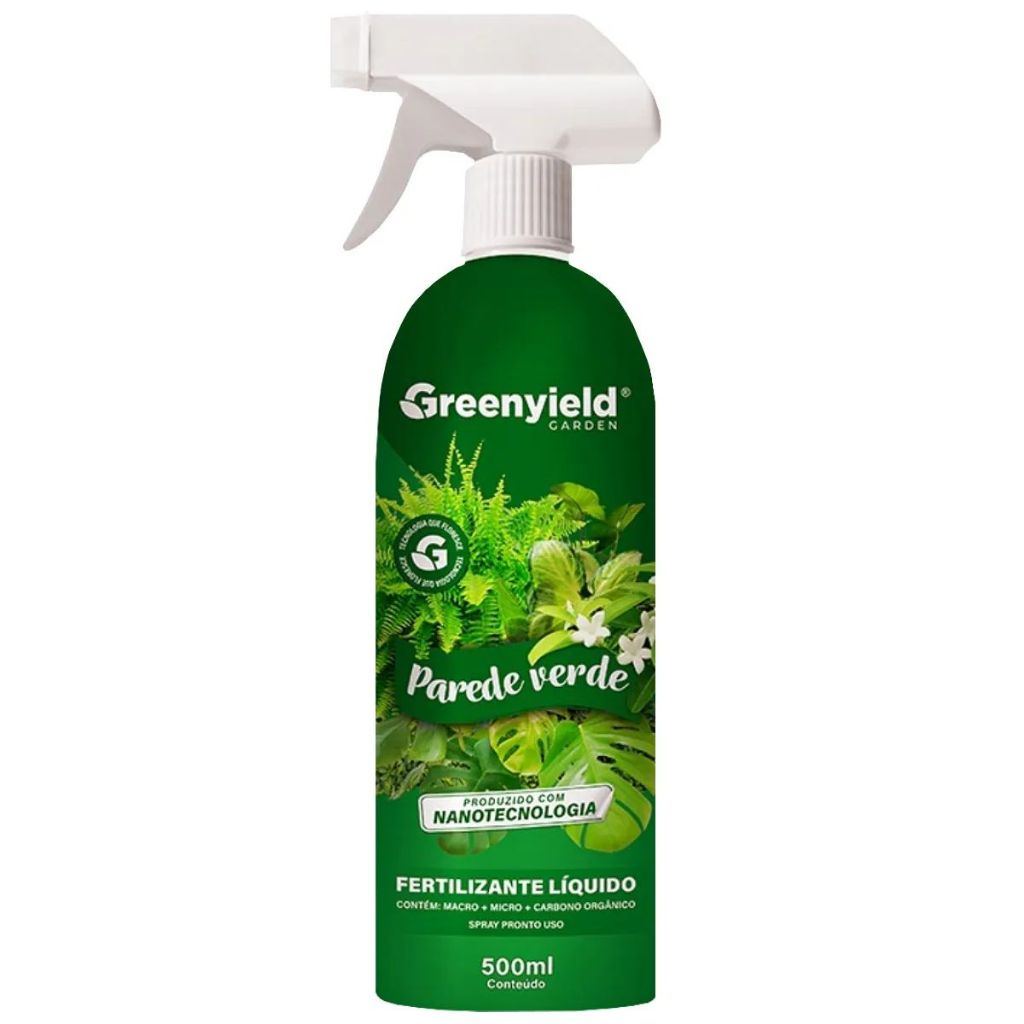Fertilizante Líquido Parede Verde 500 ml Greenyield | Shopee Brasil