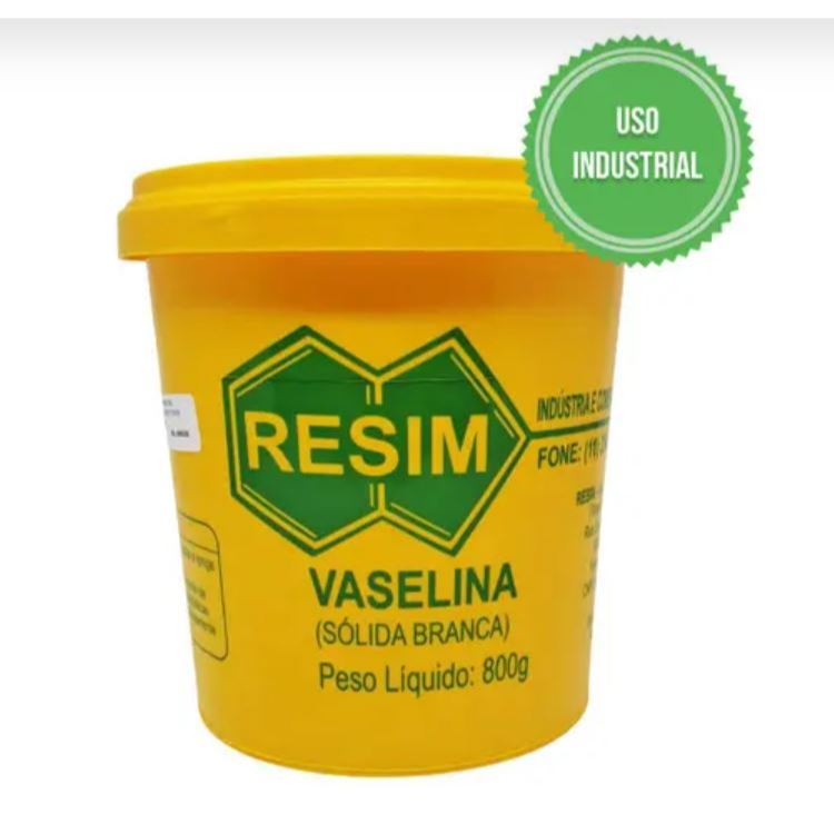 Vaselina Sólida Industrial Resim Branca 800g/BORRACHEIRO | Shopee Brasil