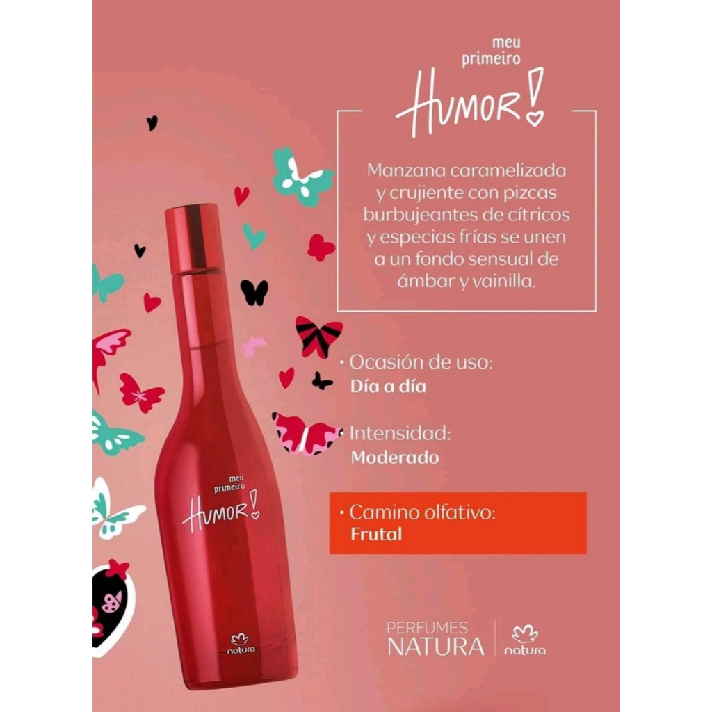 Perfume Natura Meu Primeiro Humor Feminino - 75ml | Shopee Brasil