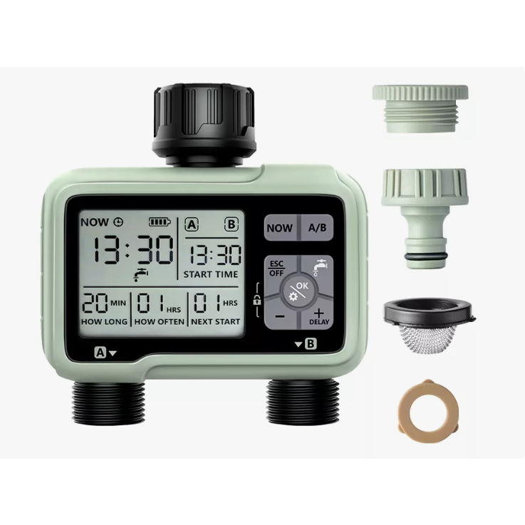 Irrigador Automático por Zona com Dupla Tubulação – Ideal para Jardins ...