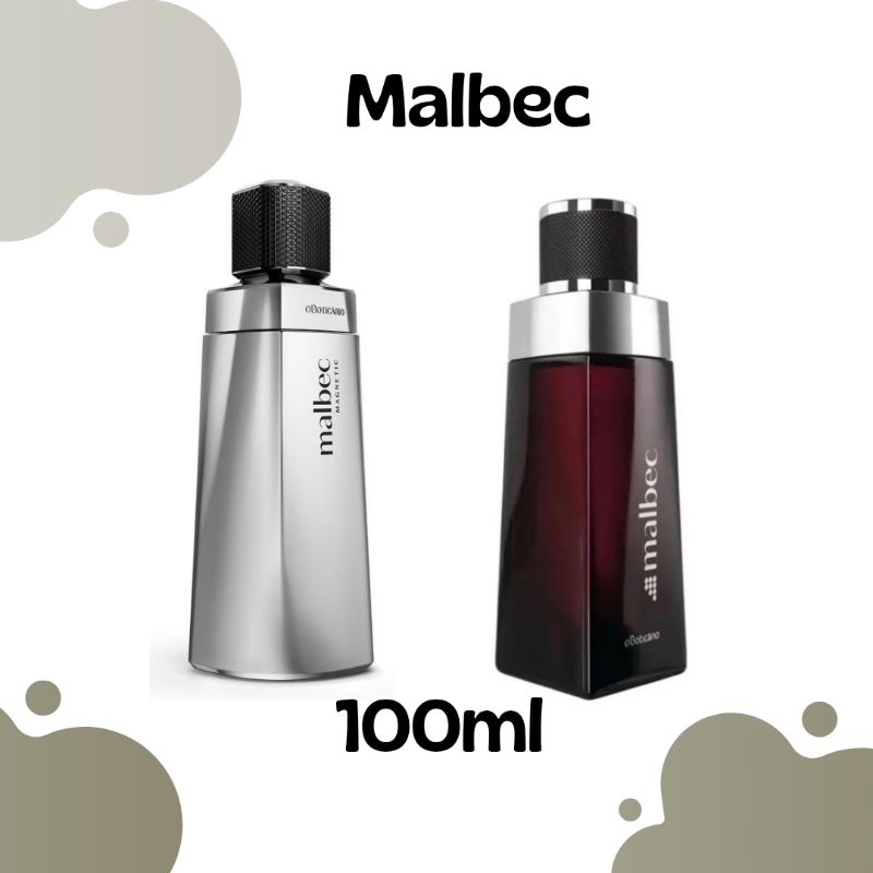 COLÔNIA MALBEC 100ML / COLÔNIA MALBEC MAGNETIC 100ML (ORIGINAL)- OBOTICARIO | Shopee Brasil