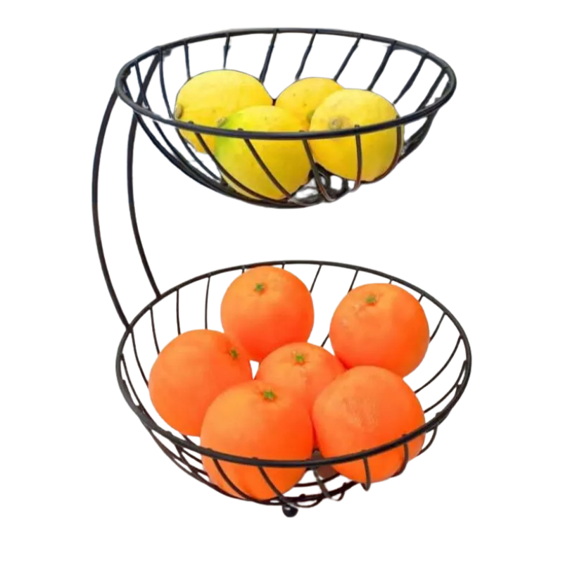 FRUTEIRA 2 ANDARES BOWL PRETO - WESTING | Shopee Brasil