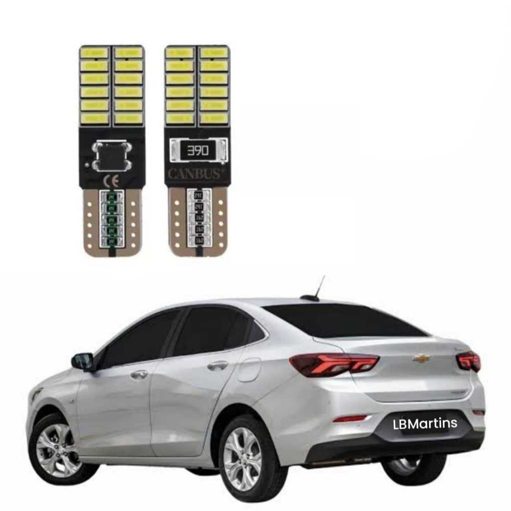 LAMPADA LED GM ONIX PLUZ LTZ PLACA 12V ICE BLUE / BRANCO | Shopee Brasil