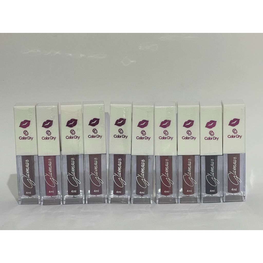 Kit 7 Batons Líquido Matte Color Dry Pro Alta Qualidade | Shopee Brasil