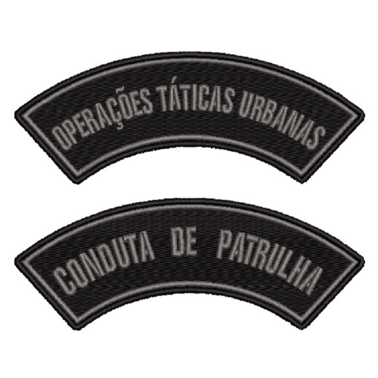 Patch Bordado Tarja Profissão Conduta, Patrulha | Shopee Brasil