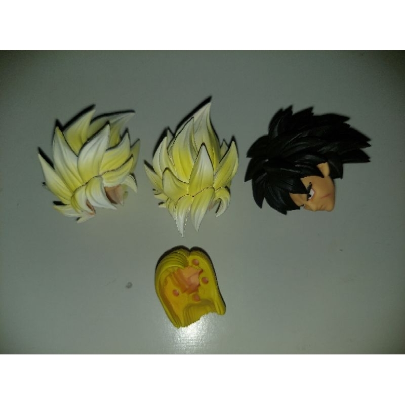 head cabelos cabeça Goku ssj sh figuarts Bandai shf shfiguarts ...