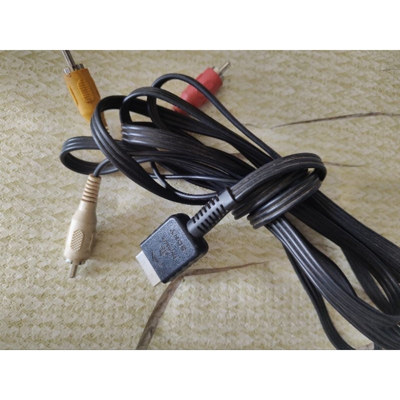 Cabo Av Original para PS2 Fat ou Slim Serve também em Ps3 | Shopee Brasil