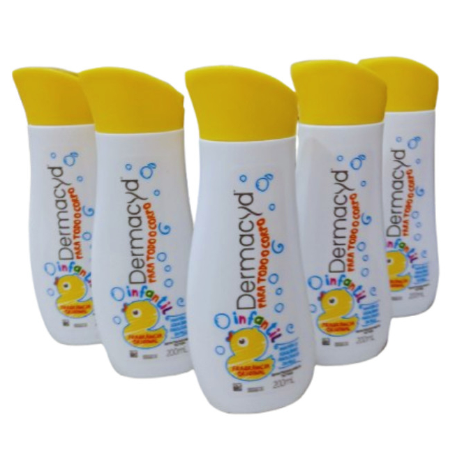 Dermacyd Infantil Sabonete Líquido 200ml Kit C/ 5 unidades | Shopee Brasil