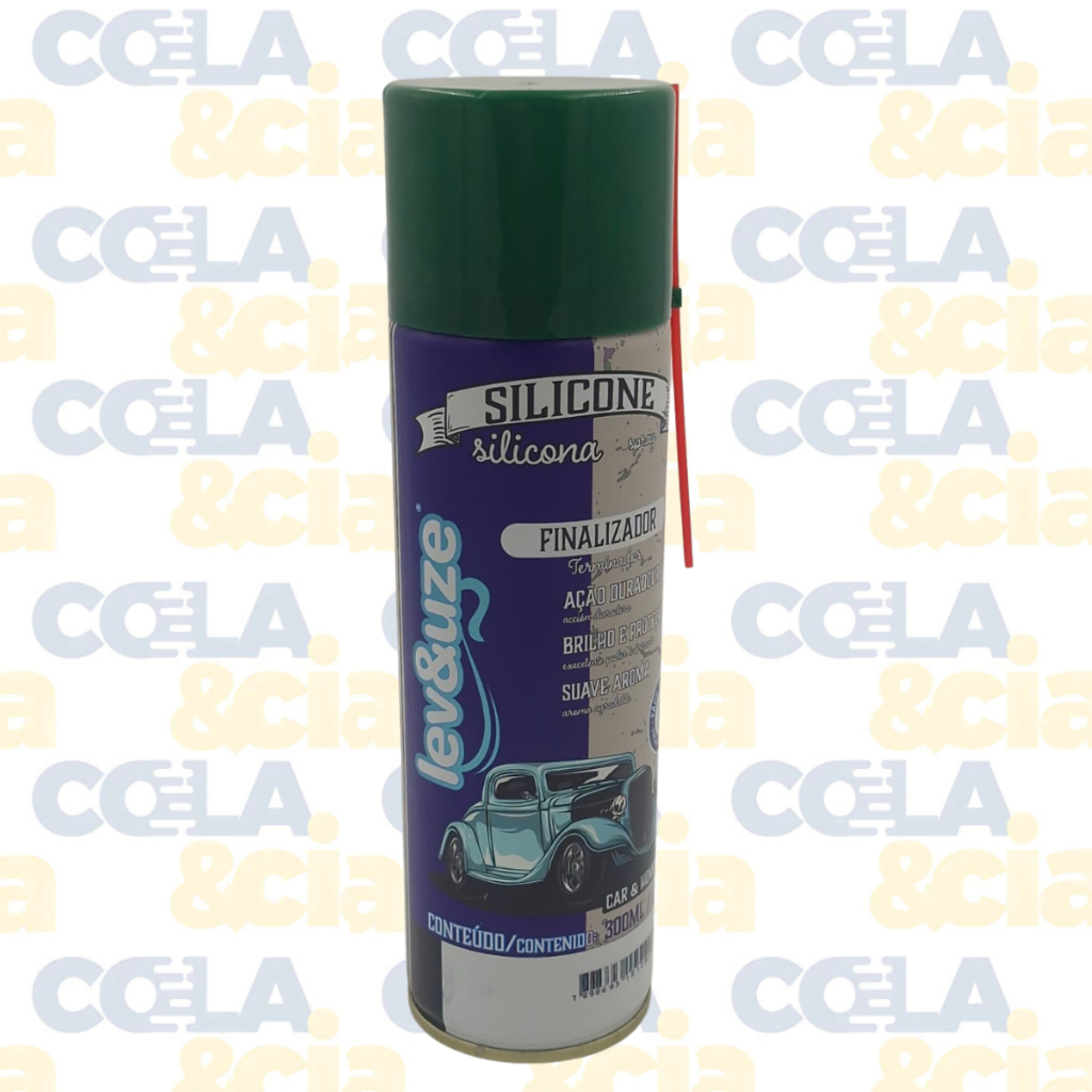 Silicone Spray 250ml Finalizador Da Brilho E Proteção Suave Aroma De ...