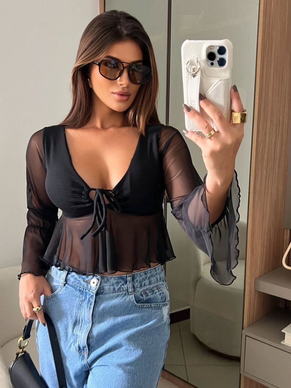 Cropped Boho Monaco Chic Eliza Manga Longa Pinterest Blusa Moda Blogueira Estilosa Moda Feminina ...