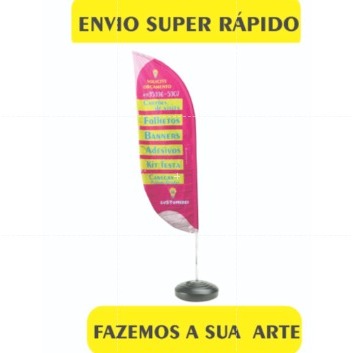 Wind Banner 1,9 metros 2,5 metros e 3 metros - kit completo, Arte ...