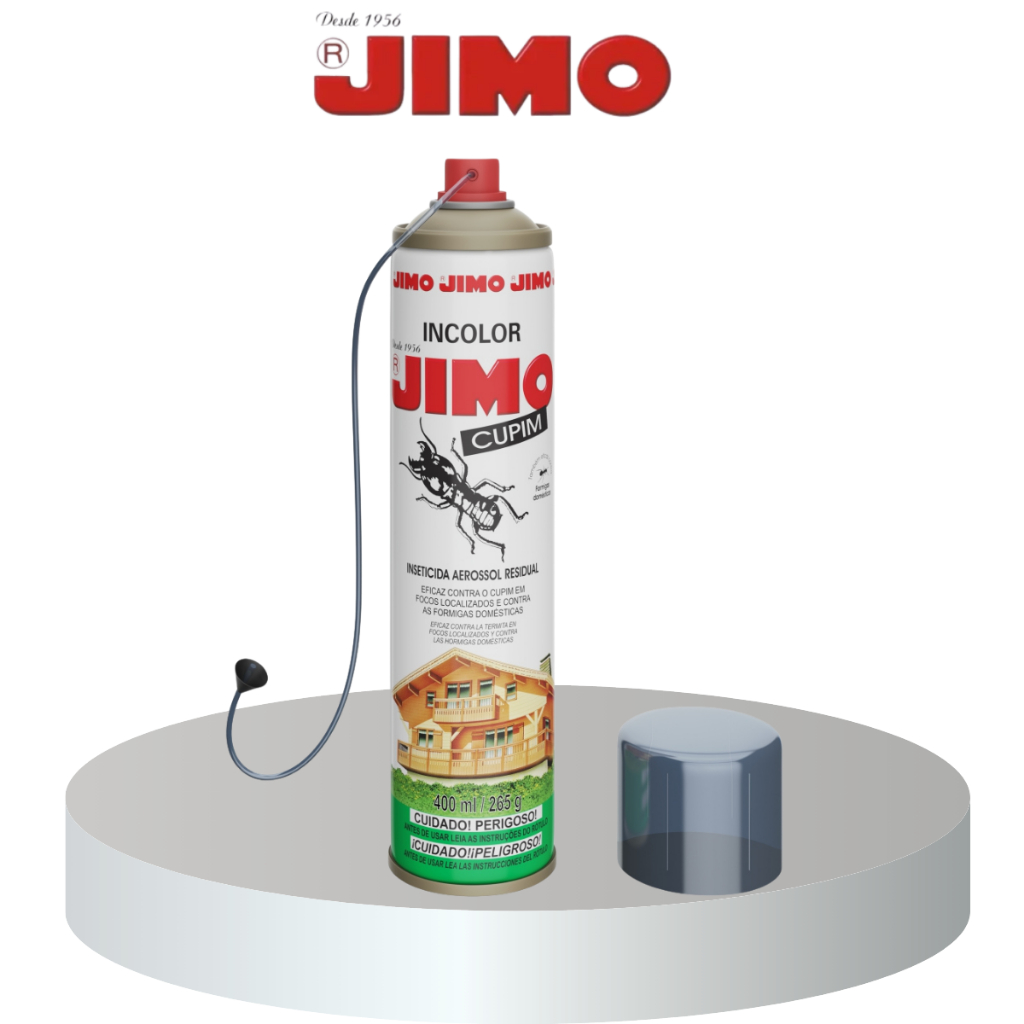 Jimo Cupim Spray Aerosol 400ml - Mata Cupim e Formigas - Com Agulha ...