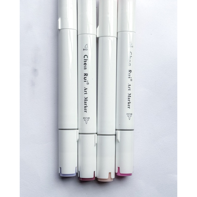 Marcador Chen Rui UNIDADE/KIT ponta brush pincel | Shopee Brasil