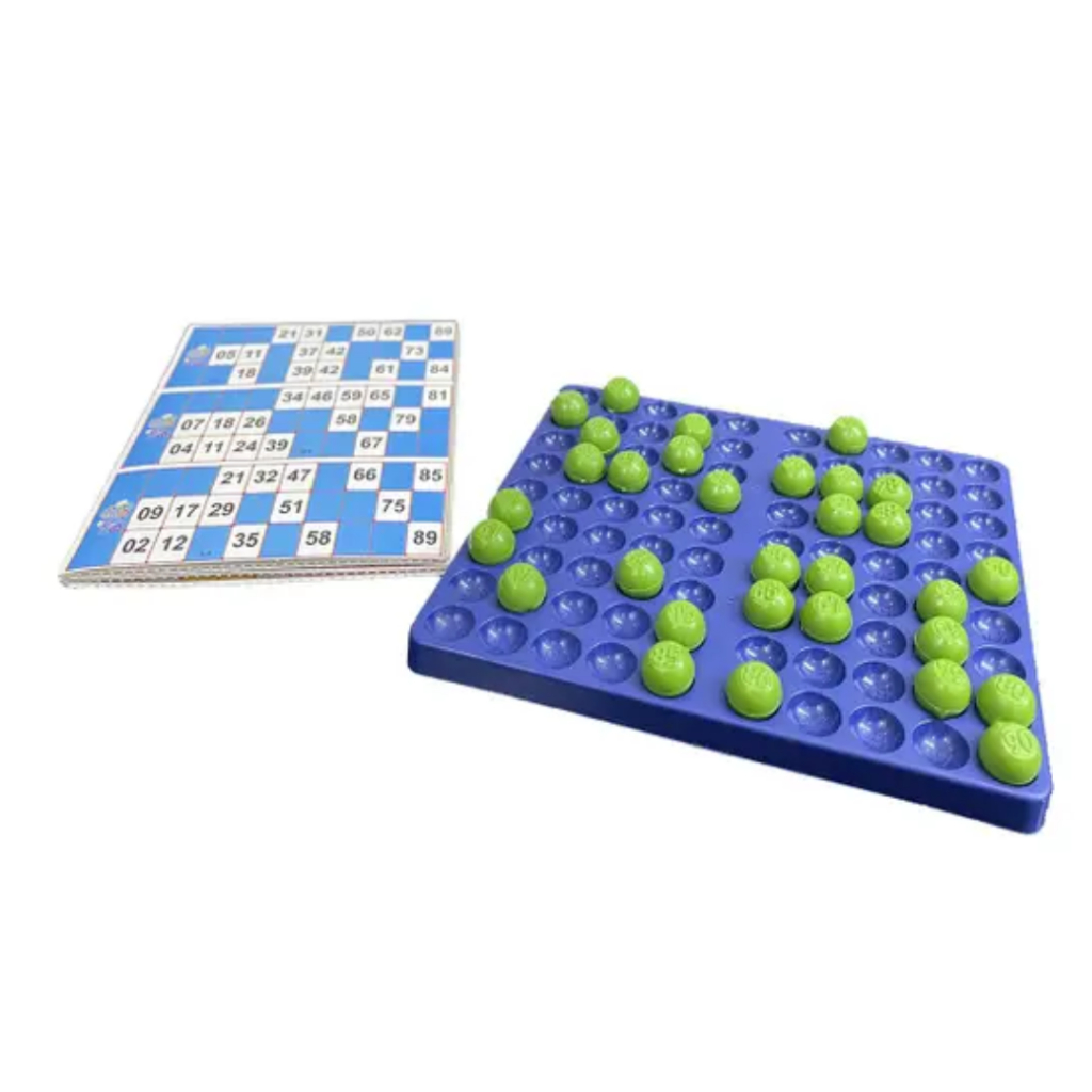 Jogo De Bingo Com 90 Pedras Numeradas Tômbola Base Cartelas - Tâmbola ...