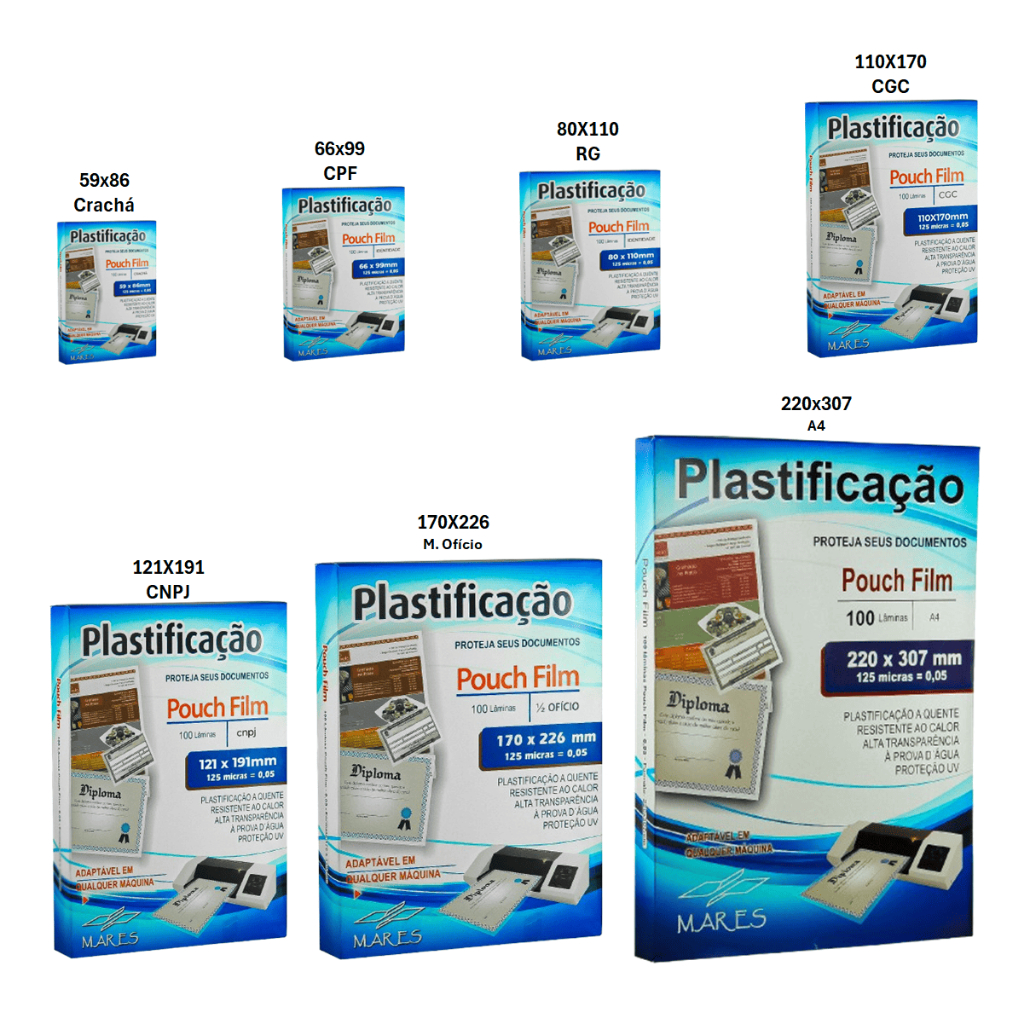 Plástico para Plastificação Todos os Tamanhos | Shopee Brasil