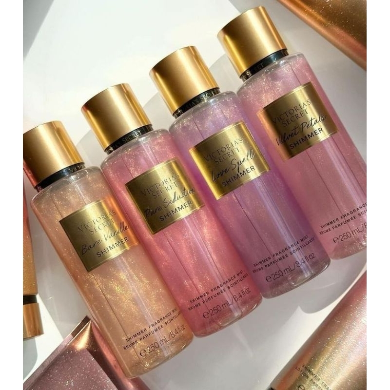 Variedades - Body Splash Brilho Victoria's Secret Shimmer Vanilla Love ...
