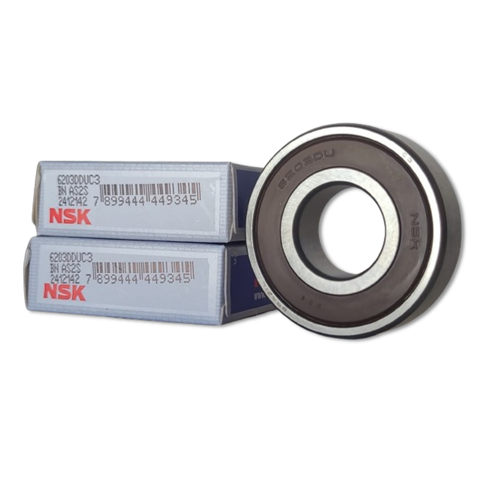 Kit rolamento de roda 6202 6203 e 6303 NSK DDU C3 - primeira linha original | Shopee Brasil