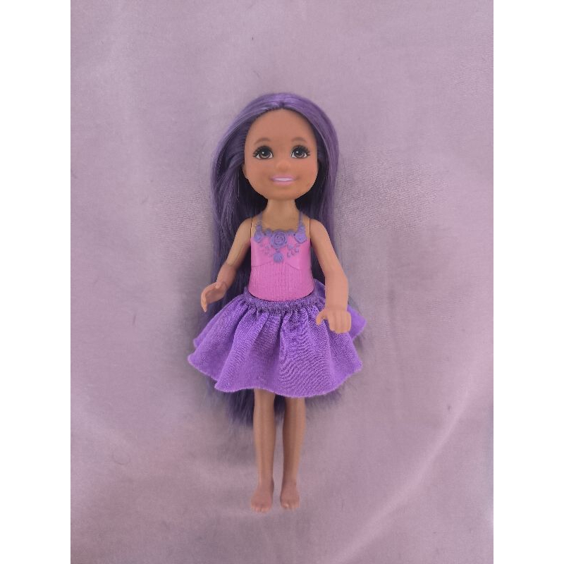 Boneca Barbie Chelsea Princesa Roxa com detalhes | Shopee Brasil