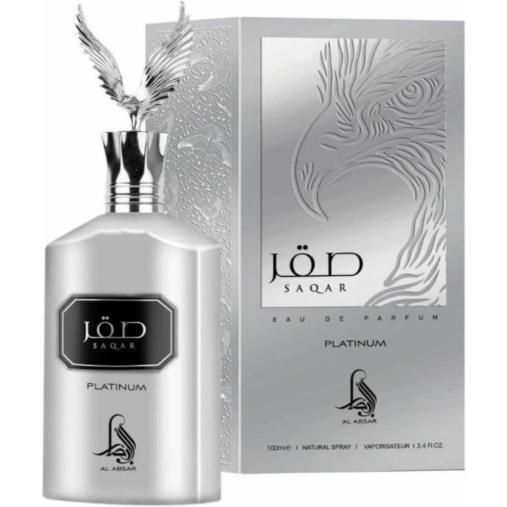 Perfume Saqar Platinum Masculino Eau de Parfum 100ml - ARÁBE | Shopee ...