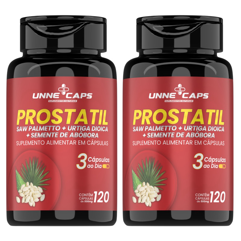 UNNE+CAPS - Próstatil - saw Palmetto + Urtiga Dióica + Semente de ...
