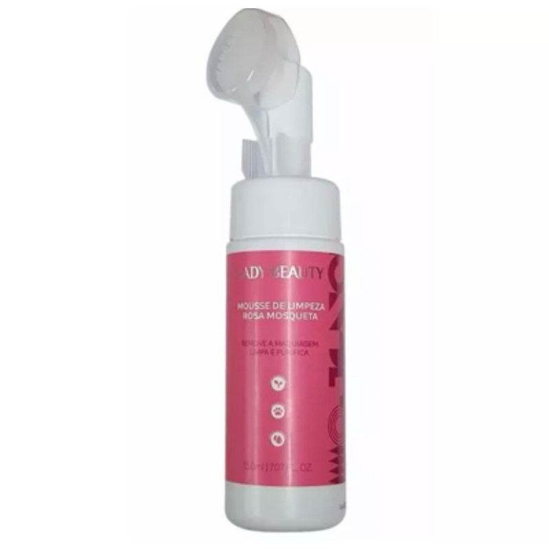 Mousse de Limpeza Rosa Mosqueta Lady Beauty | Shopee Brasil