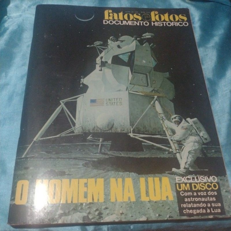 Fatos e Fotos Documento Histórico: O homem na Lua (Julho de 1969) Fotos ...