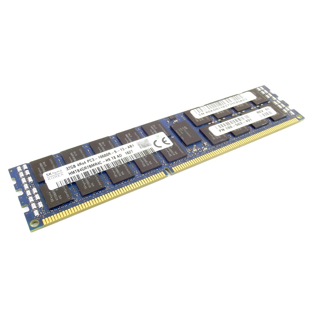 Memória DDR3 32GB PC3 10600R - ECC-Registrada (PARA SERVIDOR) - Com ...