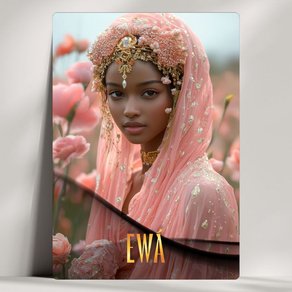 Quadro Decorativo Orixá Ewá - Umbanda Candomblé Oxalá - Coleção ...