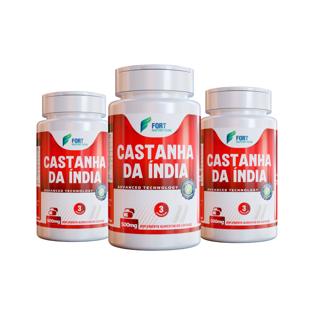 Suplemento Alimentar em cápsulas Castanha da Índia Flavonoides ...