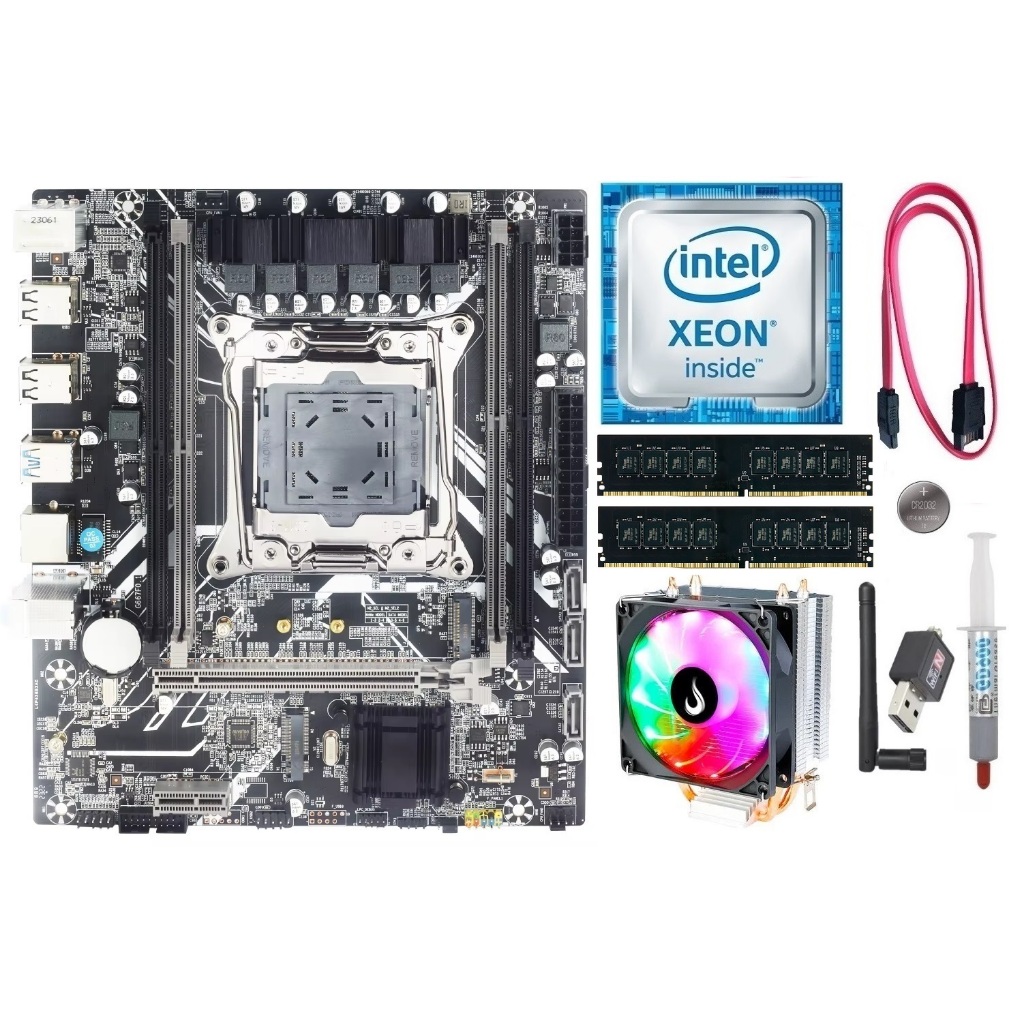 Kit Gamer X99 Xeon E5 2650v4/ 8GB-16GB-32GB DDR4/ Cooler/ Wi-fi ...