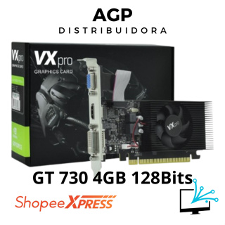 Placa de Vídeo NVIDIA GeForce VXPRO GT 730 2GB DDR3 128 Bits Low Profile - VXGT730LP-2GD3-A ...
