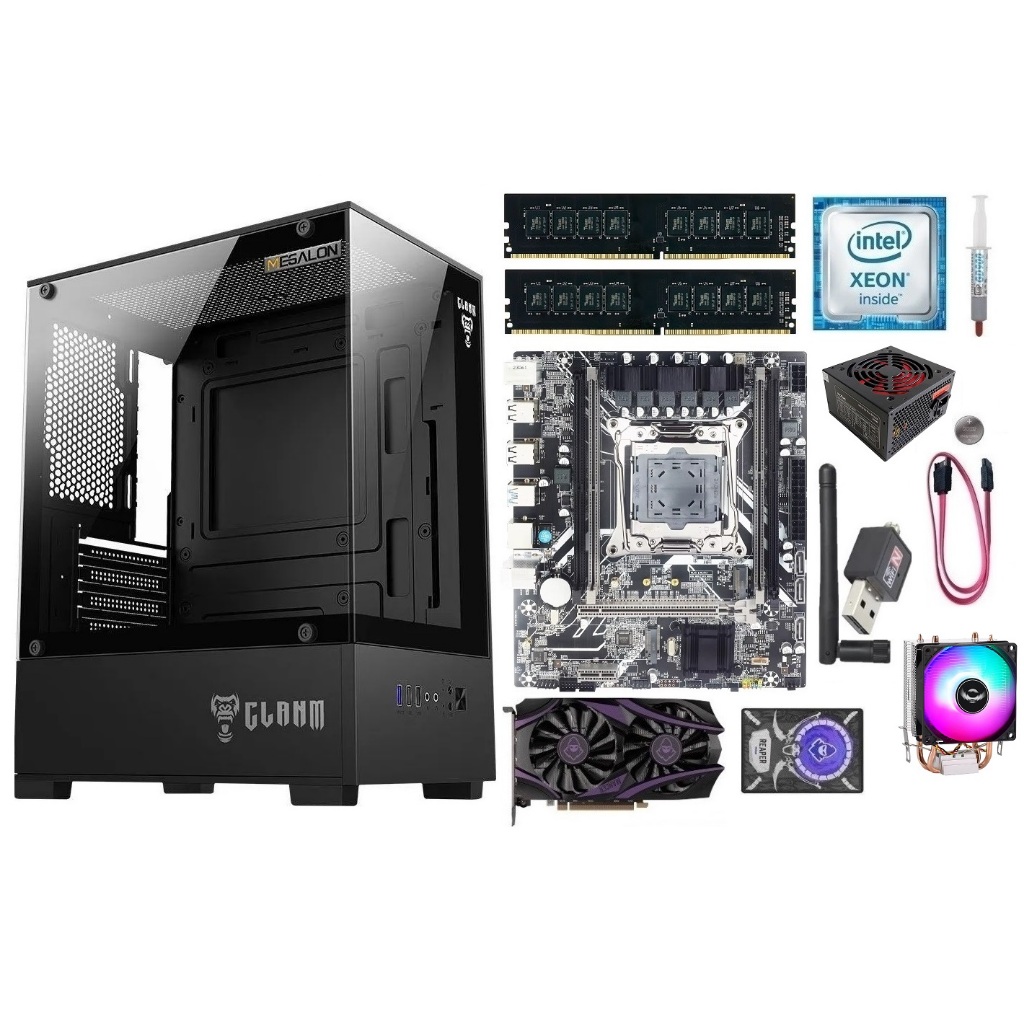 Pc Gamer X99 Xeon E5 2650v4/ 8GB-16GB-32GB DDR4/ RX580 8GB / SSD 240GB ...