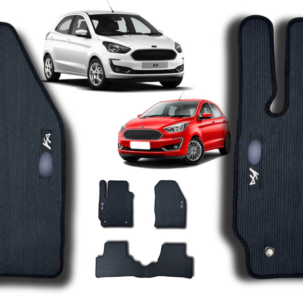 Tapete PVC Emborrachado Ford Ka Hatch e Sedan 2014 a 2021 Traseiro ...