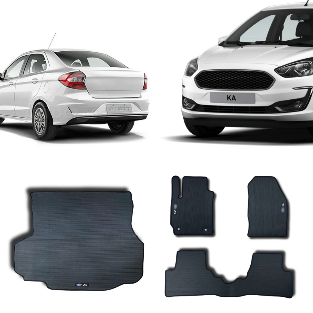 Tapete PVC Emborrachado Ford Ka Sedan 2014 a 2021 Com Porta Mala ...