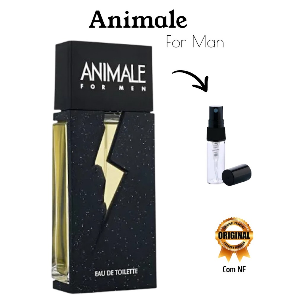 Perfume Animale Edt For Man 2-5-10ml | Shopee Brasil