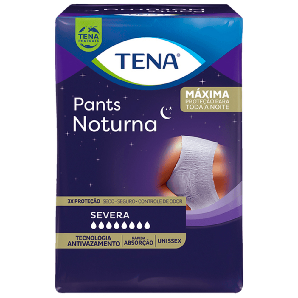 Tena Pants Noturna Roupa Íntima Fralda Geriátrica Descartável Unissex ...