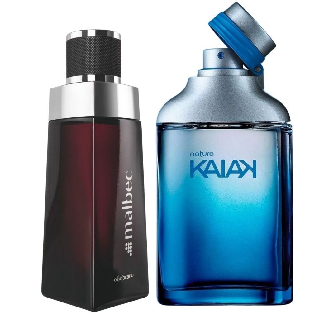 KIT PERFUME MASCULINO KAIK + MALBEC | NATURA | ALTA FIXAÇÃO | 2 ...