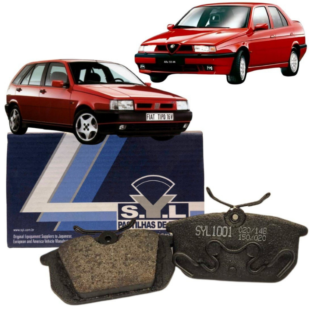 Pastilha Freio Traseira SYL Alfa Romeo 145 146 155 Spider Fiat Tempra ...