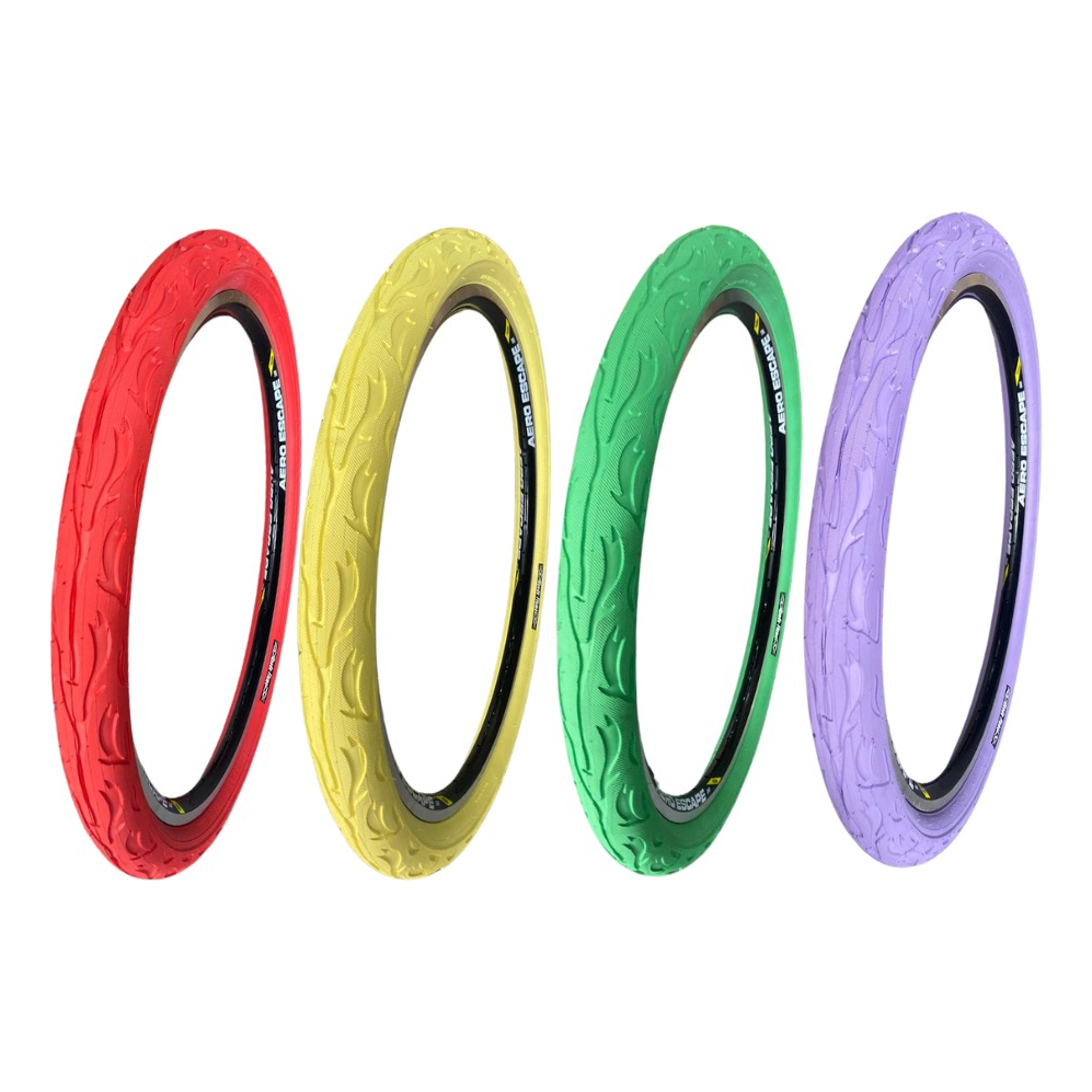 Pneu Flame Aro 20 x 2.125 Fogo Colorido Freeride Dh Manobra Grau Balão ...