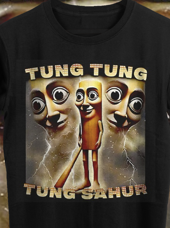 Tung tung tung tung sahur meme italiano bainrot camiseta italian meme ...