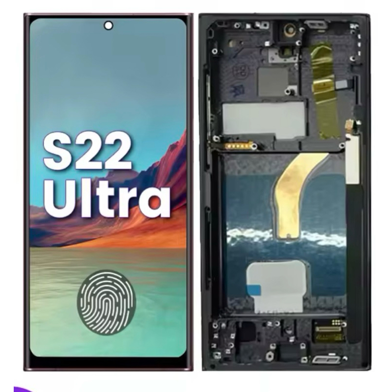 Promoção Tela Frontal Compativel S22 Ultra S908 Oled S908B/DS S908U ...