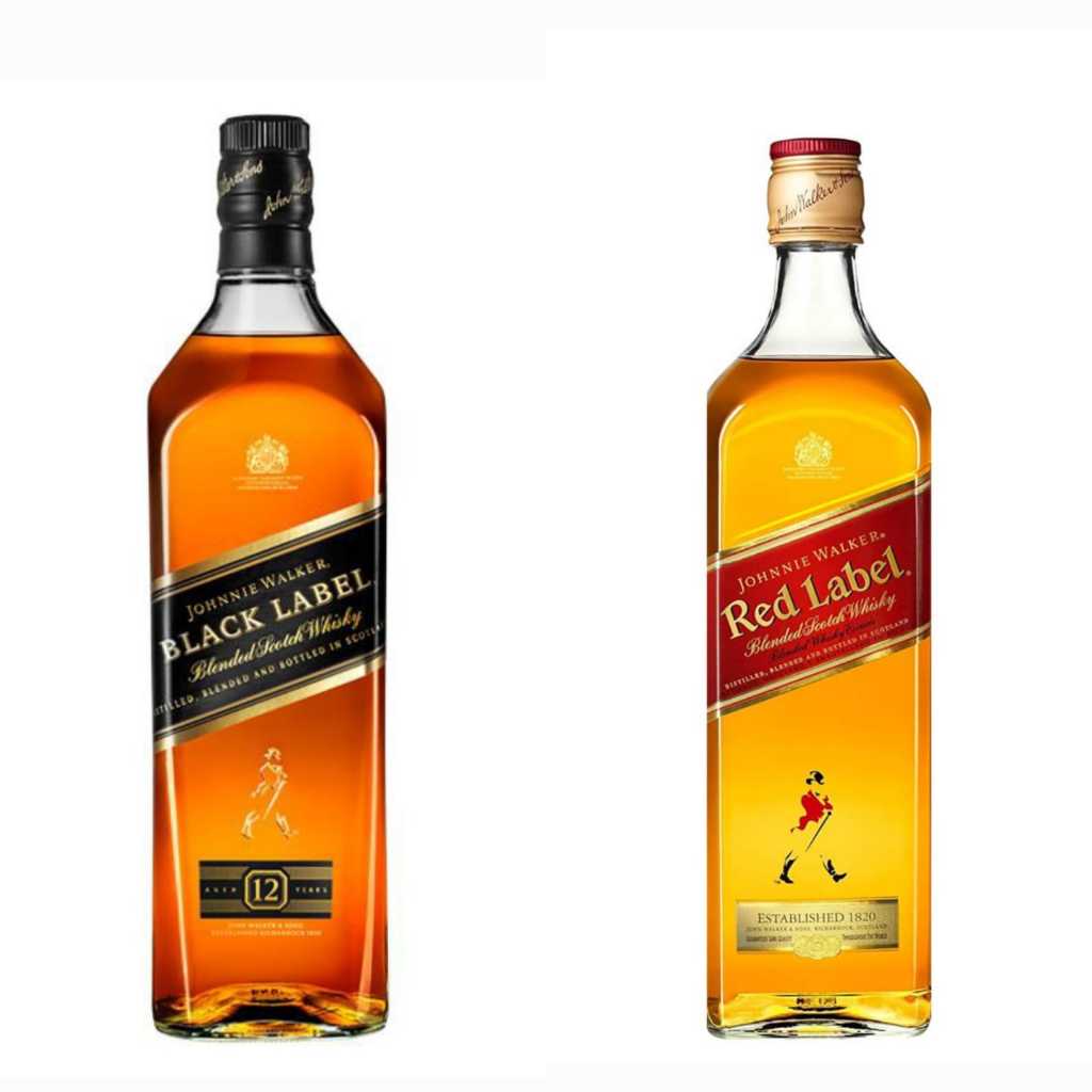 Combo Johnnie Walker Red Label & Black Label | Shopee Brasil