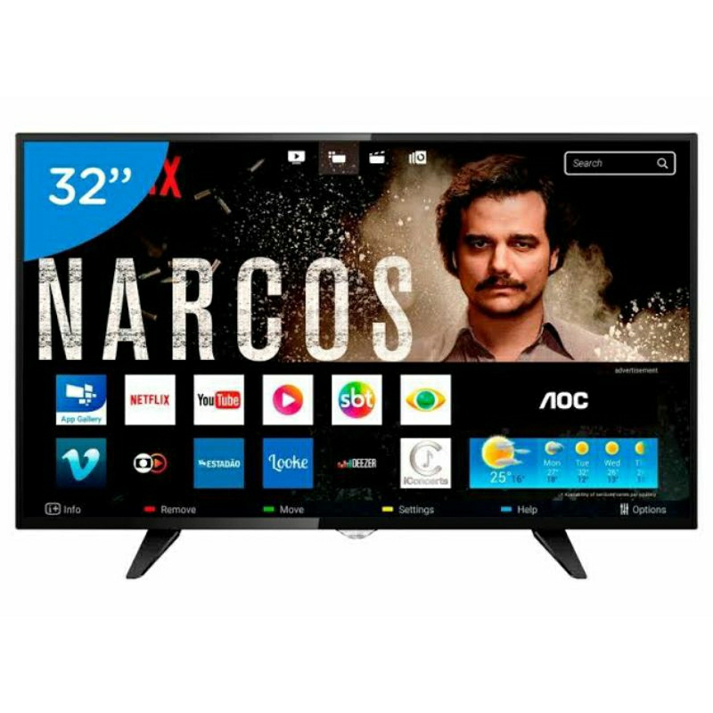 Smart TV AOC 32 (Lançamento) | Shopee Brasil