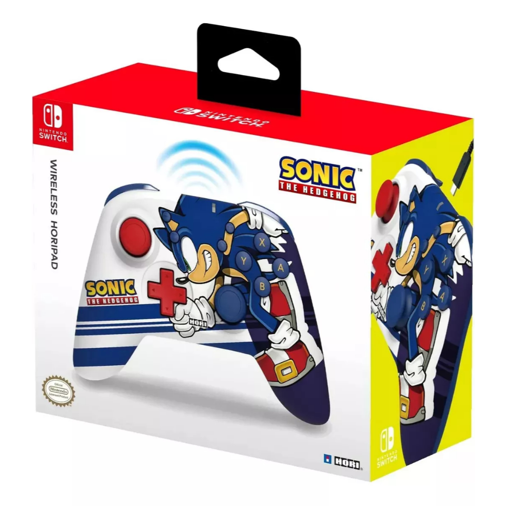 Controle Sem Fio Hori D-pad Nintendo Switch (sonic) Bluetooth | Shopee ...
