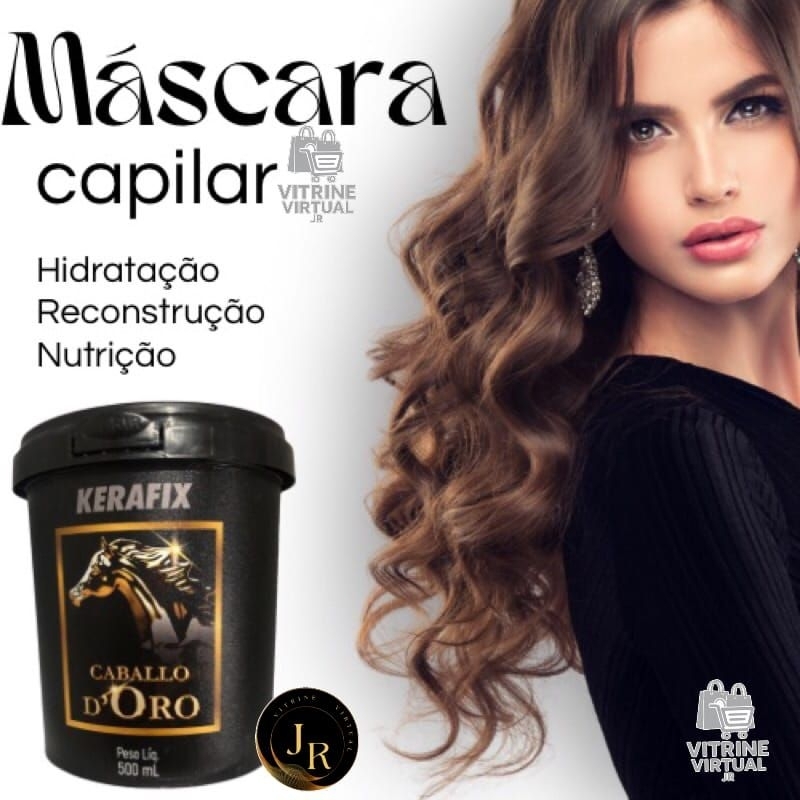 Kerafix Caballo D’Oro – Tratamento Capilar Premium | 500 mL | Shopee Brasil